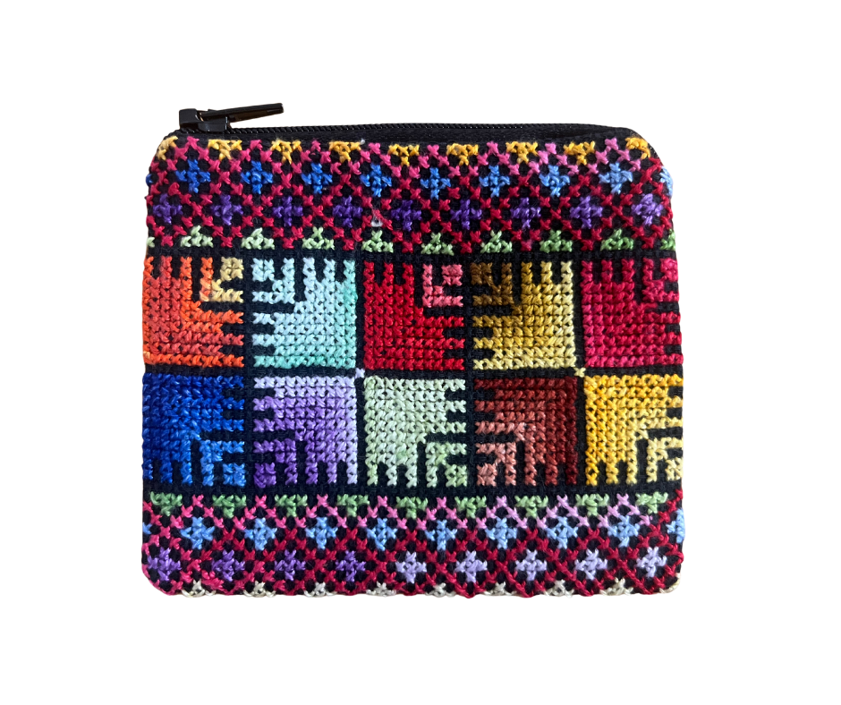 Nafnouf Tatreez Coin Purse | Palestine Fair Trade Australia